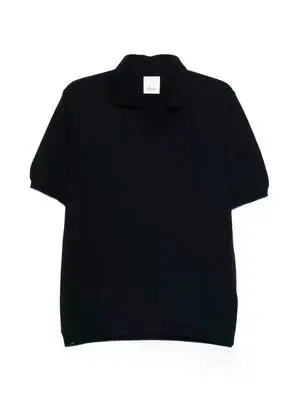 ALLUDE Polo-collar T-shirt - Blue