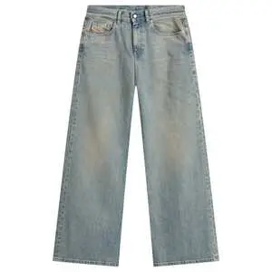 DIESEL 1978 D-akemi Wide Leg Jeans - Blue