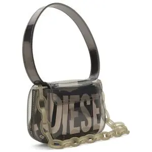 DIESEL 1dr Logo Perspex Handbag