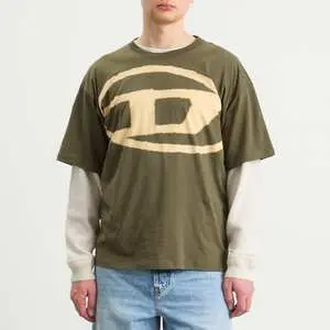 DIESEL Bleach Logo T-shirt