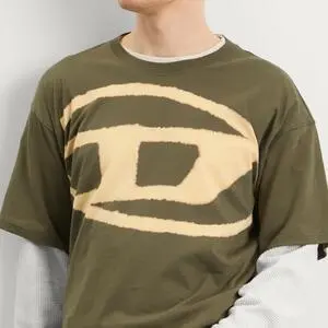 DIESEL Bleach Logo T-shirt