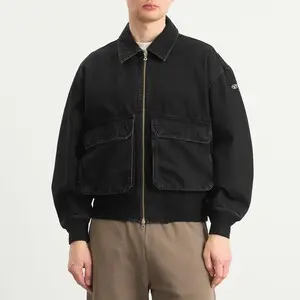 DIESEL Kurz Denim Bomber Jacket