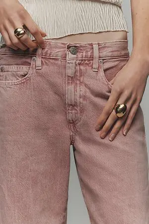 AMO Billie Mid-rise Straight-leg Jeans