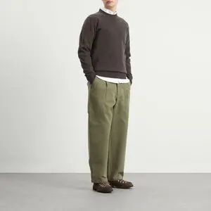Norse Projects Standard Merino Lambswool Jumper - Heathland Brown