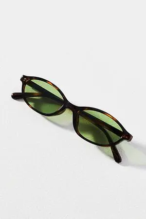 I-SEA Oval East West Sunglasses - Green Marble