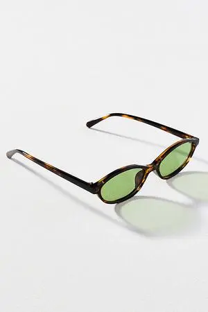 I-SEA Oval East West Sunglasses - Green Marble