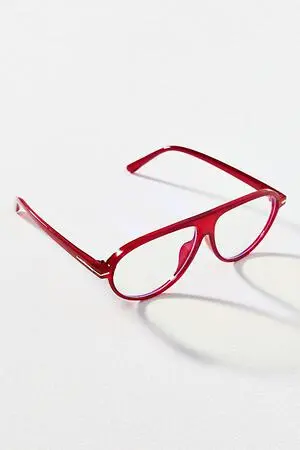 I-SEA Patterned Aviator Readers - Wine