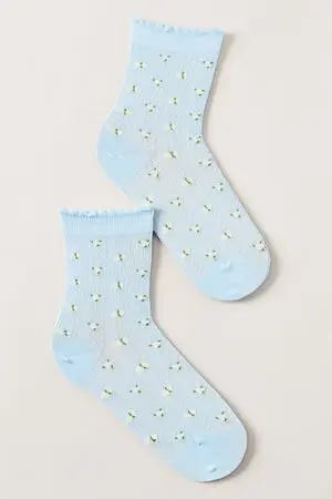 CASA CLARA Roberta Floral Trouser Socks