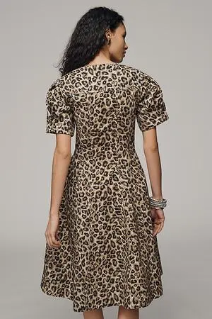 AROSE STUDIO Cotton Jessame Midi Shirt Dress