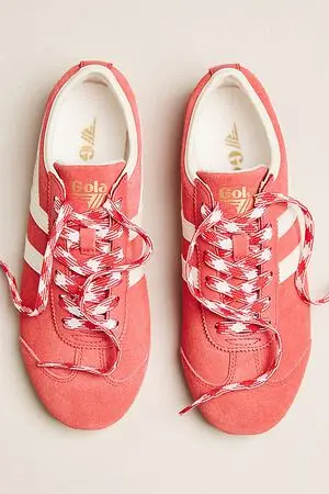 Gola Cleora Lace Up Sneakers - Coral/off White