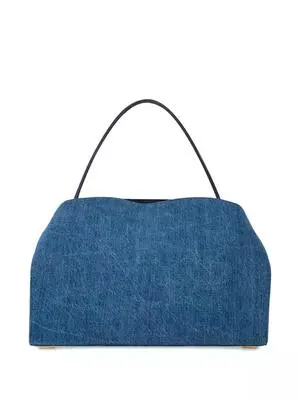FERRAGAMO Hug Soft Denim Shoulder Bag