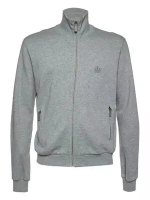 Dolce & Gabbana Cotton Zip-up Sweatshirt - Grey