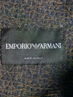 Emporio Armani Textured Pattern Blazer