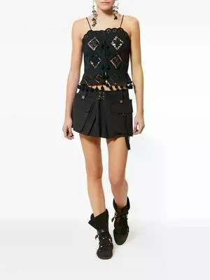 Isabel Marant Étoile Nelssy Broderie Anglaise Top - Black