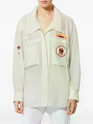 Isabel Marant Étoile Embroidered Patches Shirt - Neutrals