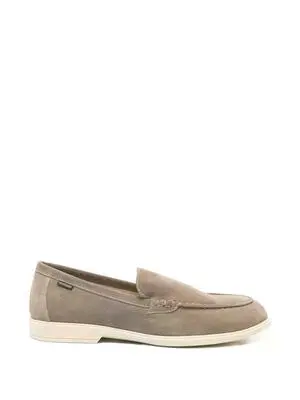 NEROGIARDINI Slip-on Leather Loafers - Neutrals