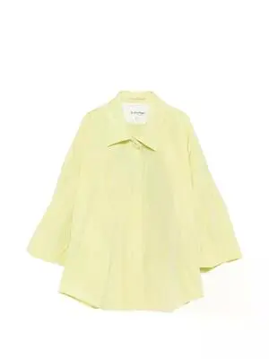LE SARTE PETTEGOLE Bell-sleeve Shirt - Green