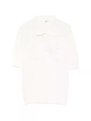 Aspesi Knitted Polo Shirt - Neutrals