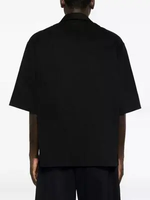 Simone Rocha Flower-appliqué Polo Shirt