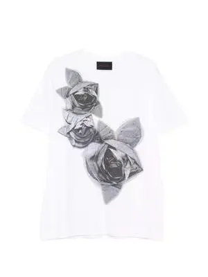 Simone Rocha Floral-print T-shirt - White