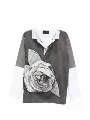 Simone Rocha Polo-print T-shirt