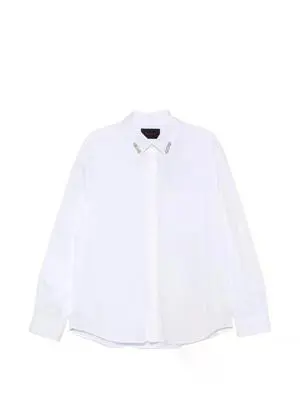 Simone Rocha Embellished-collar Shirt - White