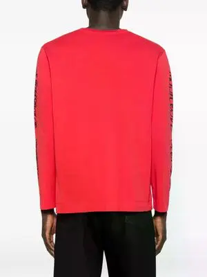 Simone Rocha Printed Long-sleeve T-shirt - Red