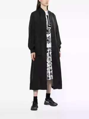 Comme Des Garçons Logo-print See-through Coat