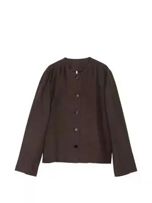 Liviana Conti Buttoned Jacket - Brown