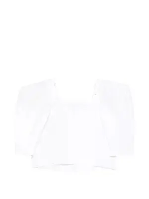 Liviana Conti Puffed-sleeve Blouse - White
