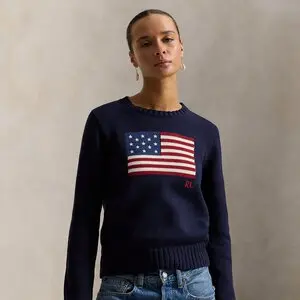 Ralph Lauren The Iconic Flag Sweater - Navy