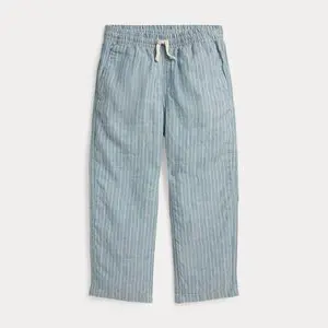 Ralph Lauren Striped Linen Drawstring Pant