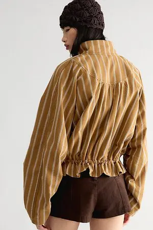 Free People Striped Outerwear For Women