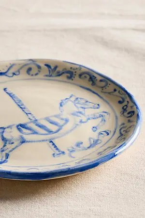 CERAMICSALYSSA Carousel Plate