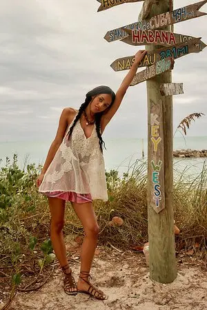 Free People Crochet Tunic