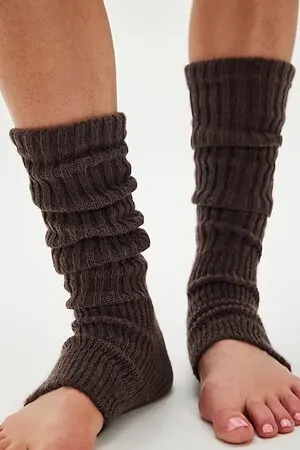 Free People Solid Everyday Legwarmers - Brown
