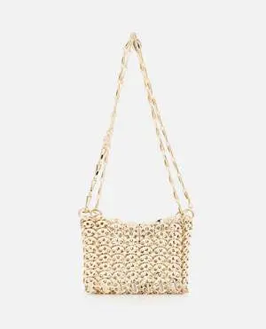 Rabanne 1969 Nano Shoulder Bag - Gold