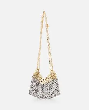 Rabanne 1969 Nano Shoulder Bag - Argento