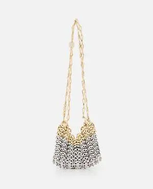 Rabanne 1969 Nano Skyline Shoulder Bag - Silver