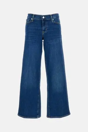 FRAME Low-rise Slim Wide-leg Jeans - Blu