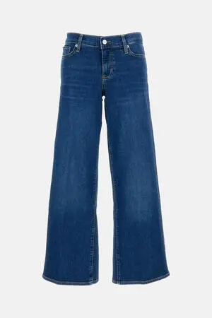 FRAME Low-rise Slim Wide-leg Jeans - Blue