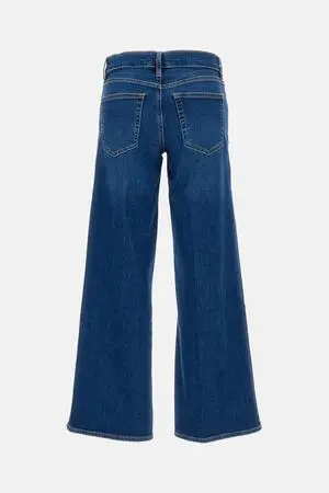 FRAME Low-rise Slim Wide-leg Jeans - Blue