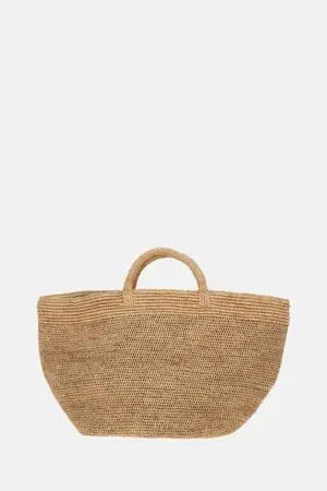 IBELIV Large Raffia Handbag