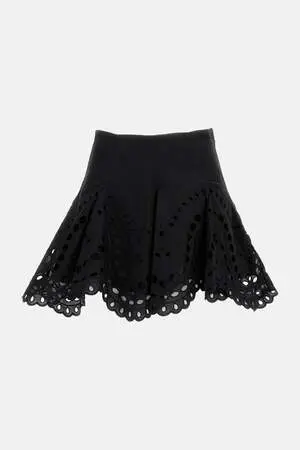 Charo Ruiz Ibiza Sail Skirt - Black