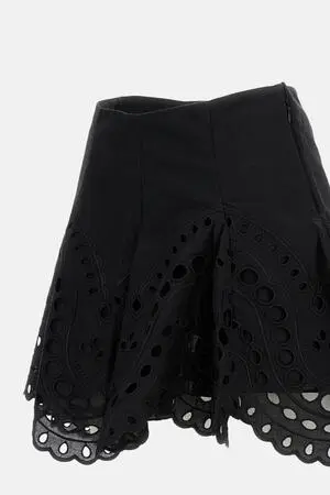 Charo Ruiz Ibiza Sail Skirt - Black