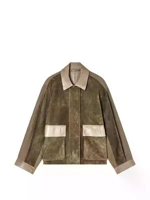 Giorgio Armani Suede Bomber Jacket