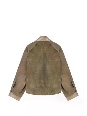 Giorgio Armani Suede Bomber Jacket