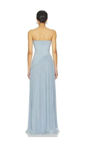LOVERS AND FRIENDS Alice Strapless Gown - Blue