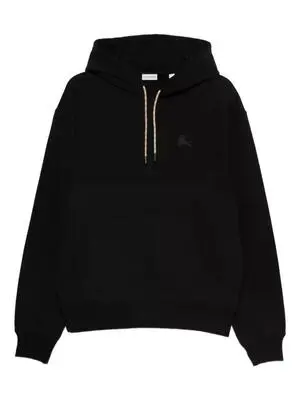 Burberry Logo Hoodie - Black