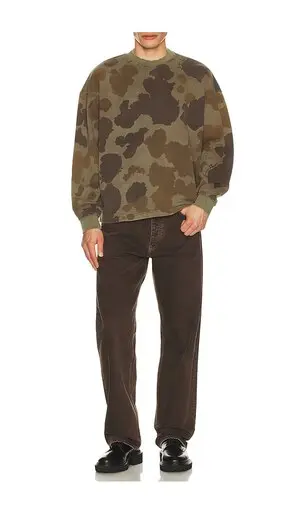 Scotch & Soda Printed Overdyed Sweatshirt